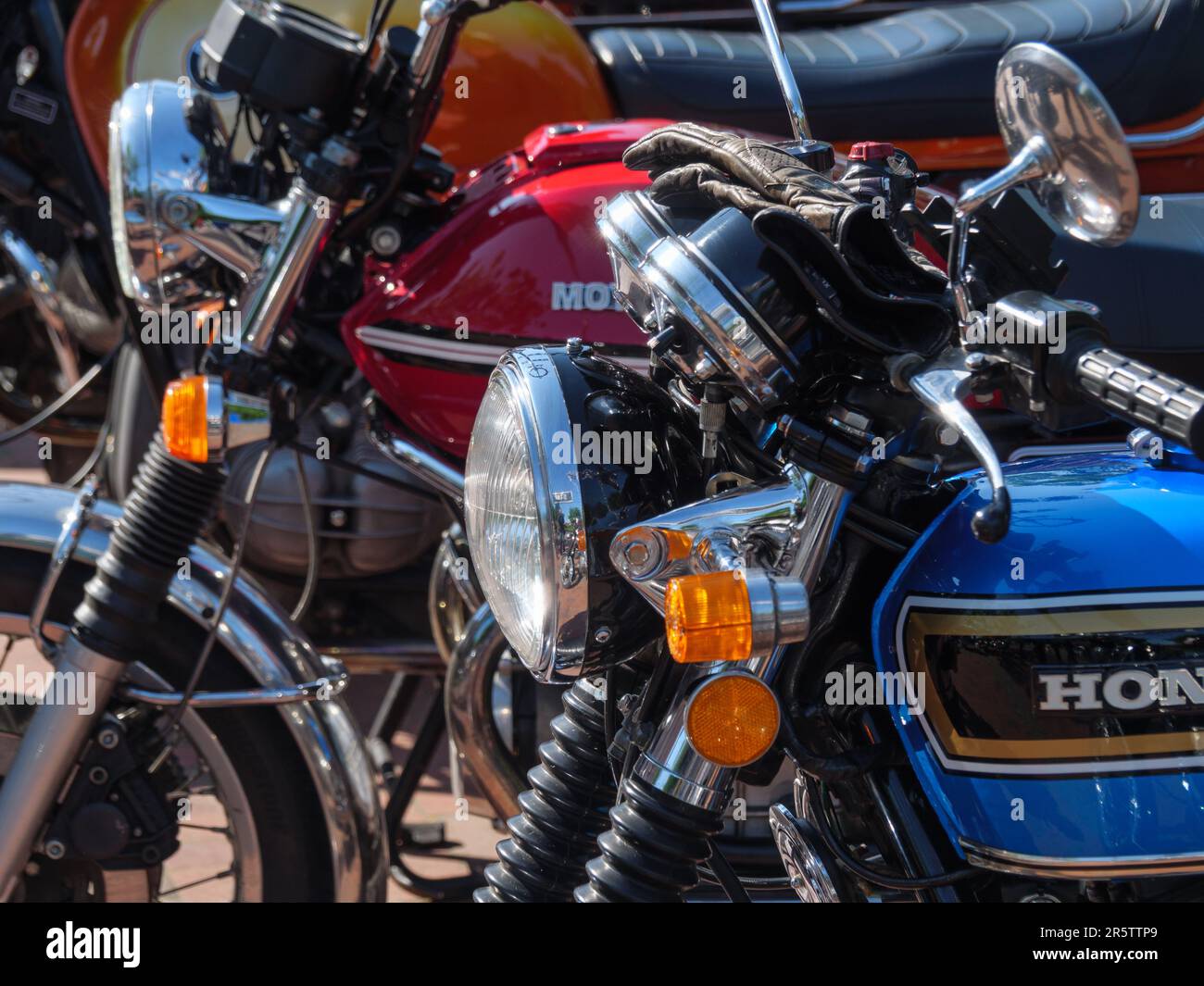 old motorcycles in germany Stock Photo - Alamy