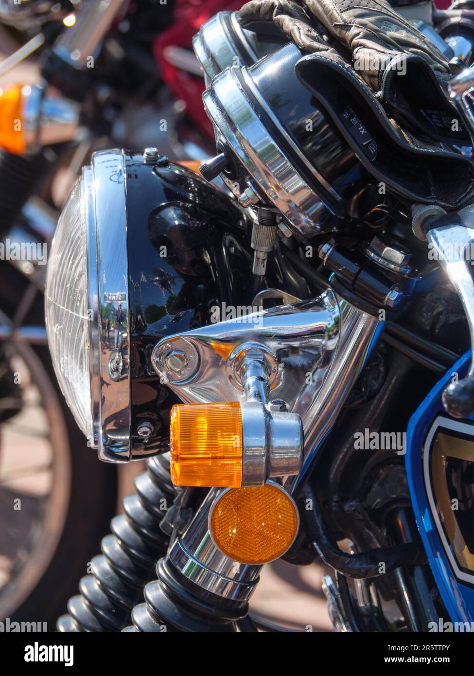 old motorcycles in germany Stock Photo - Alamy