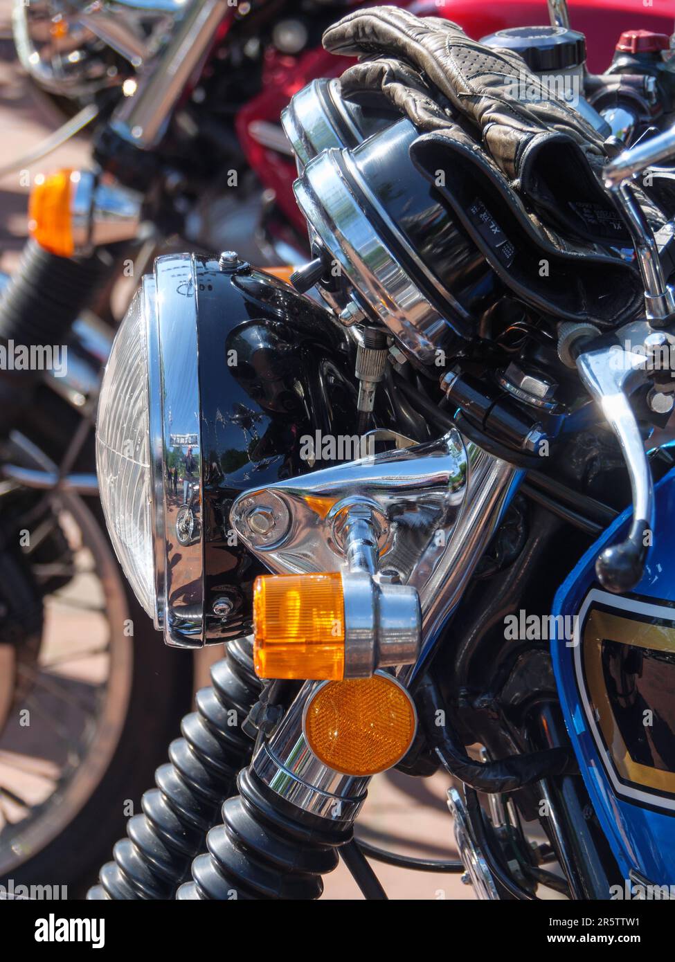 old motorcycles in germany Stock Photo - Alamy