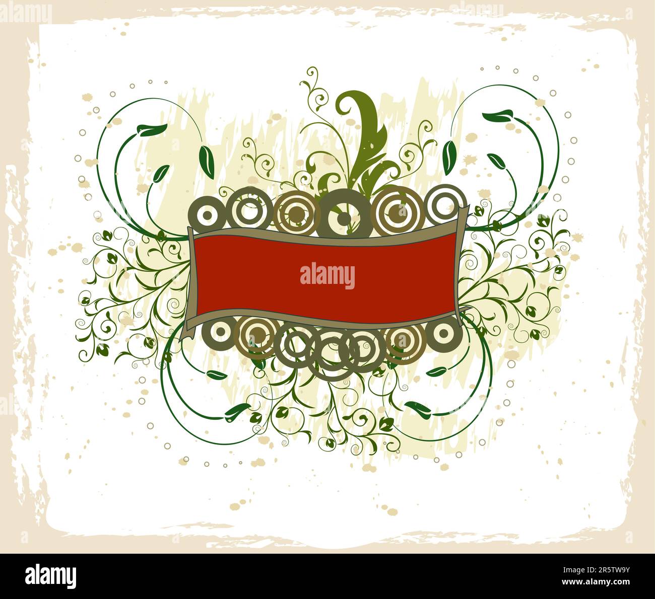 Abstract art floral design background illustration Stock Vector Image ...