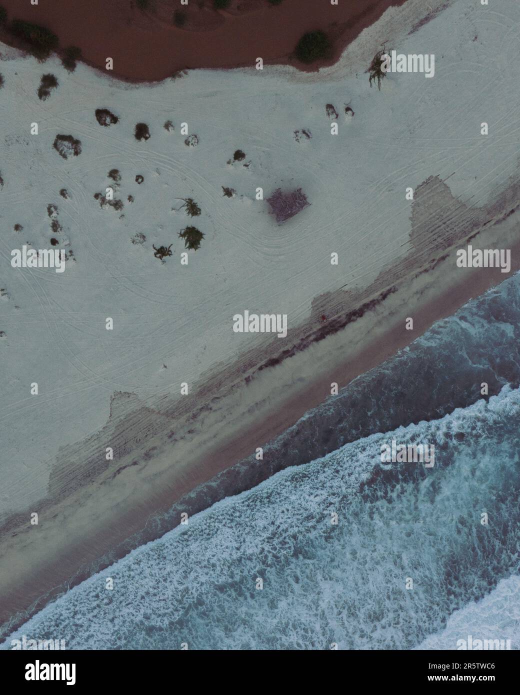 An aerial view of a beach Stock Photo - Alamy