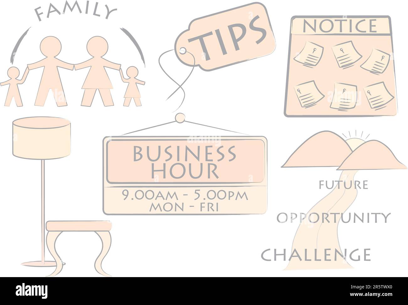 Tip notice board Stock Vector Images - Alamy