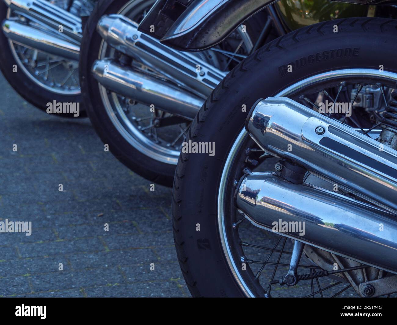 old motorcycles in germany Stock Photo - Alamy