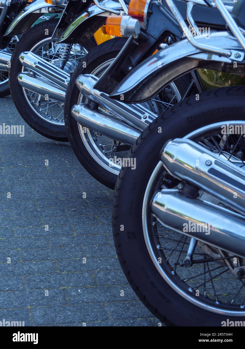 old motorcycles in germany Stock Photo - Alamy