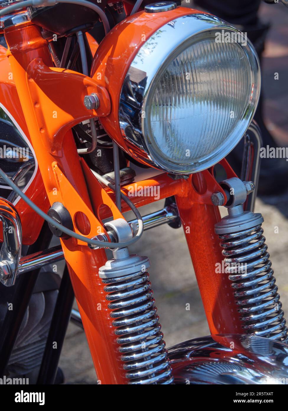 old motorcycles in germany Stock Photo - Alamy