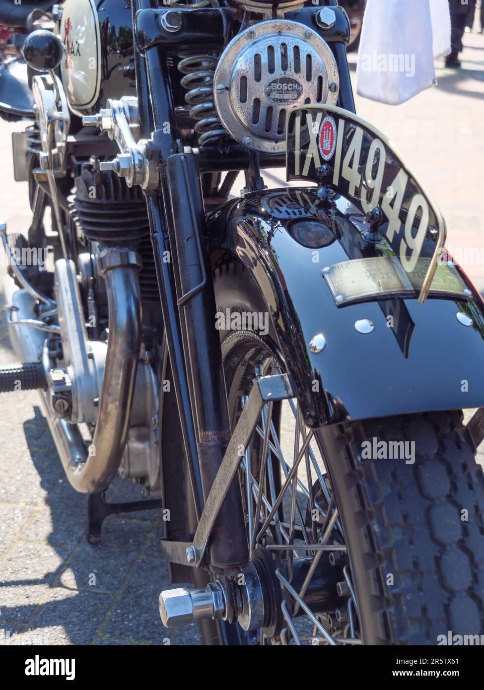 old motorcycles in germany Stock Photo - Alamy