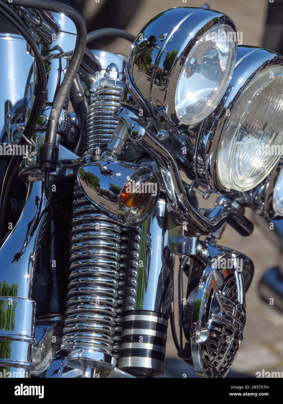 old motorcycles in germany Stock Photo - Alamy