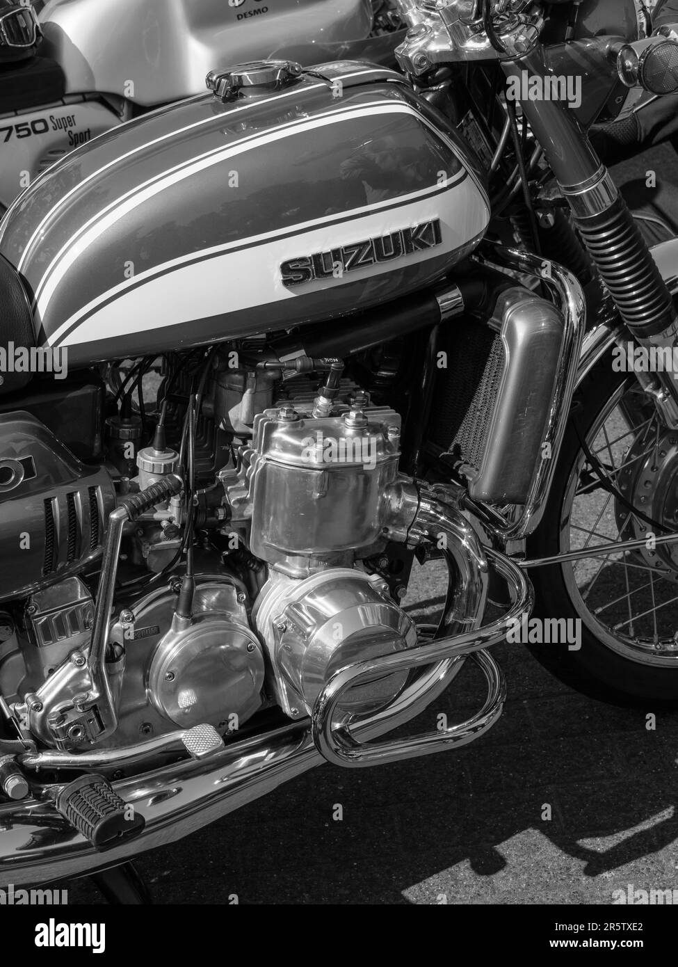 old motorcycles in germany Stock Photo - Alamy