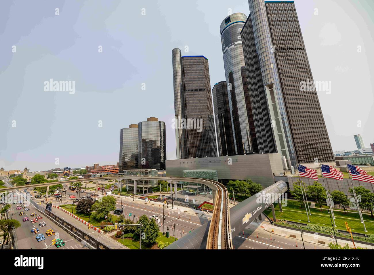Detroit, MI, USA. 4th June, 2023. The Streets of Downtown Detroit plays ...