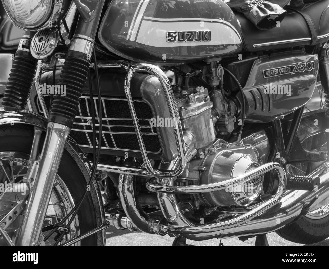 old motorcycles in germany Stock Photo - Alamy