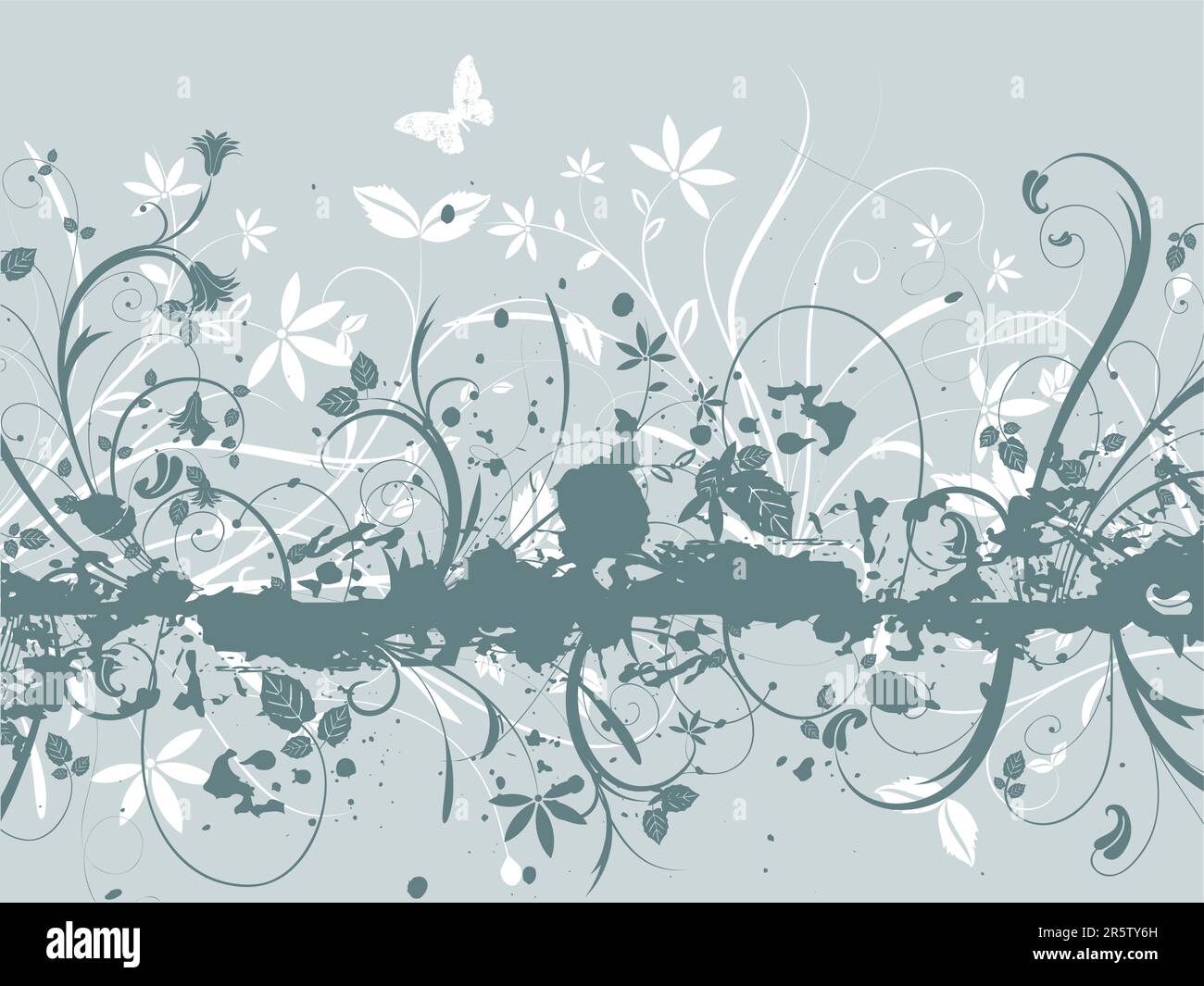 Abstract floral design Stock Vector Image & Art - Alamy
