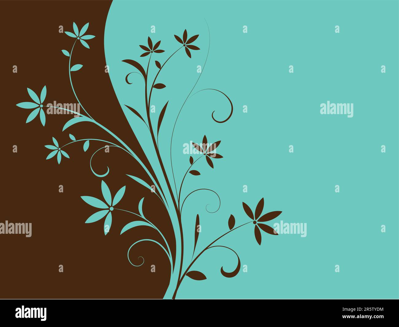 Abstract floral design Stock Vector Image & Art - Alamy