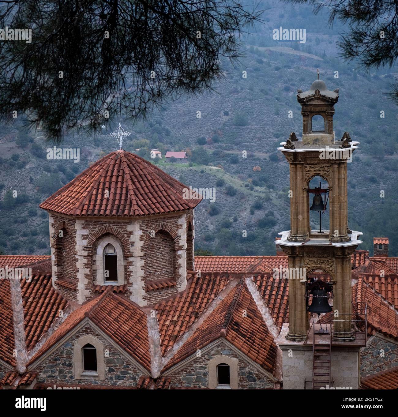 Christian orthodox monastery of Machairas dedicated to the Virgin Mary ...