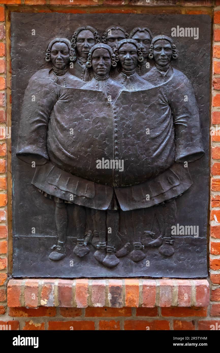 Essex, UK - March 24th 2023: Plaque commemorating Edward Bright - known ...
