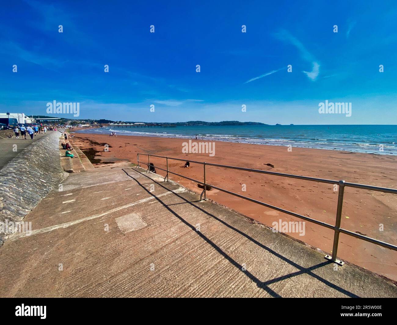 Paignton beach in Devon, UK Stock Photo - Alamy