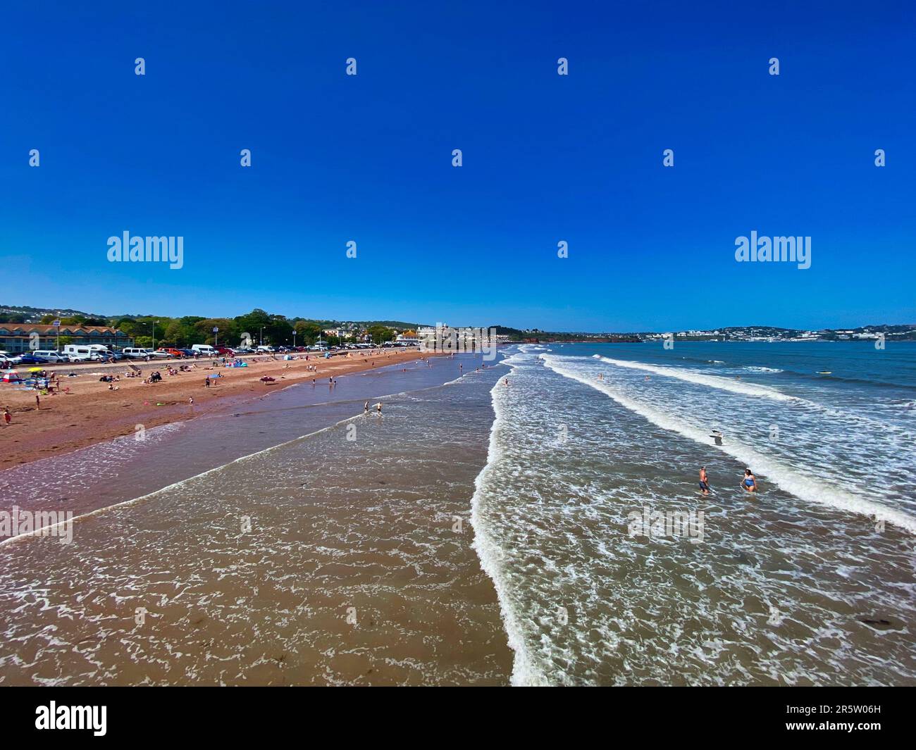 Paignton beach in Devon, UK Stock Photo - Alamy