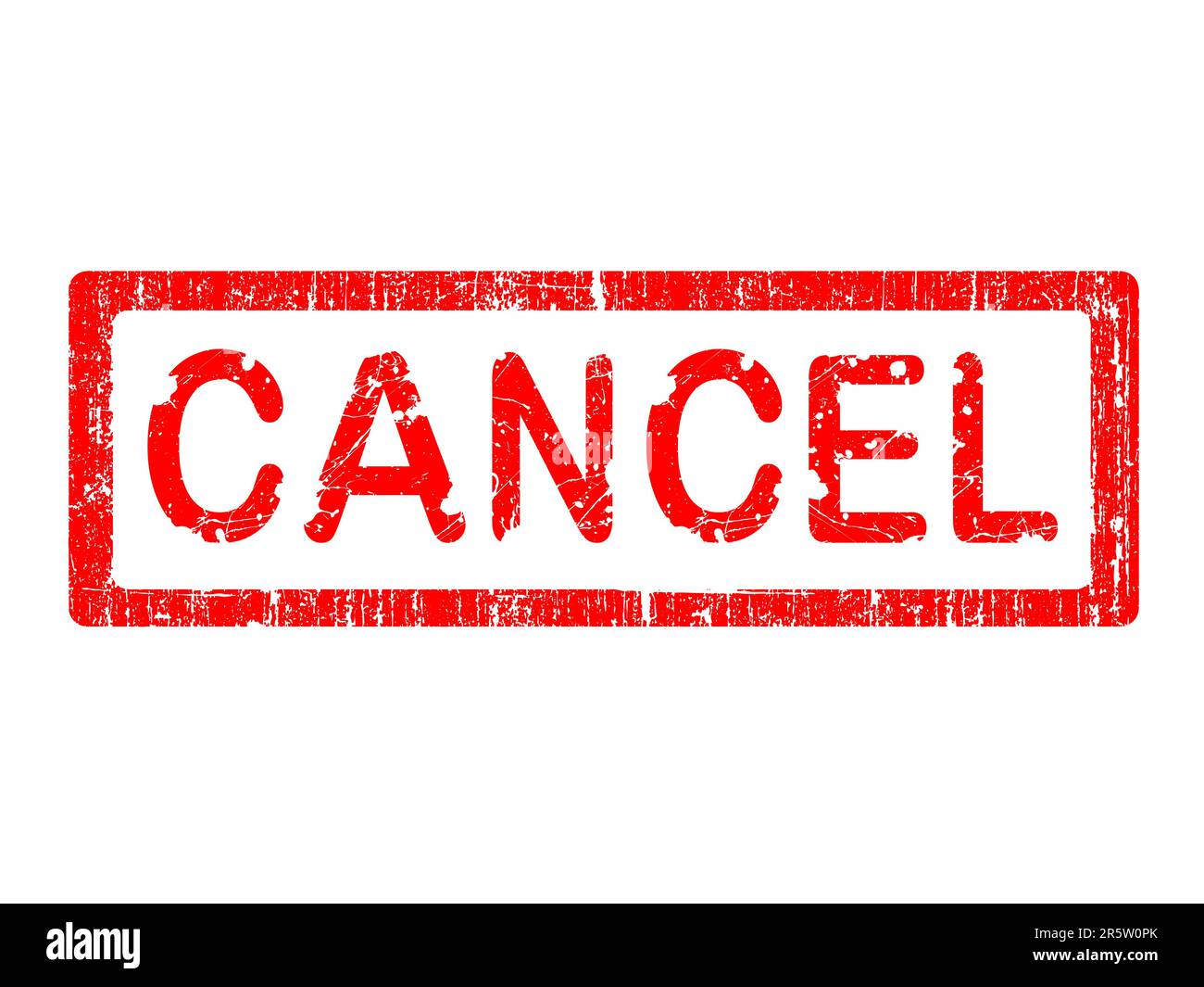 Grunge Office Stamp with the words CANCEL in a grunge splattered text ...