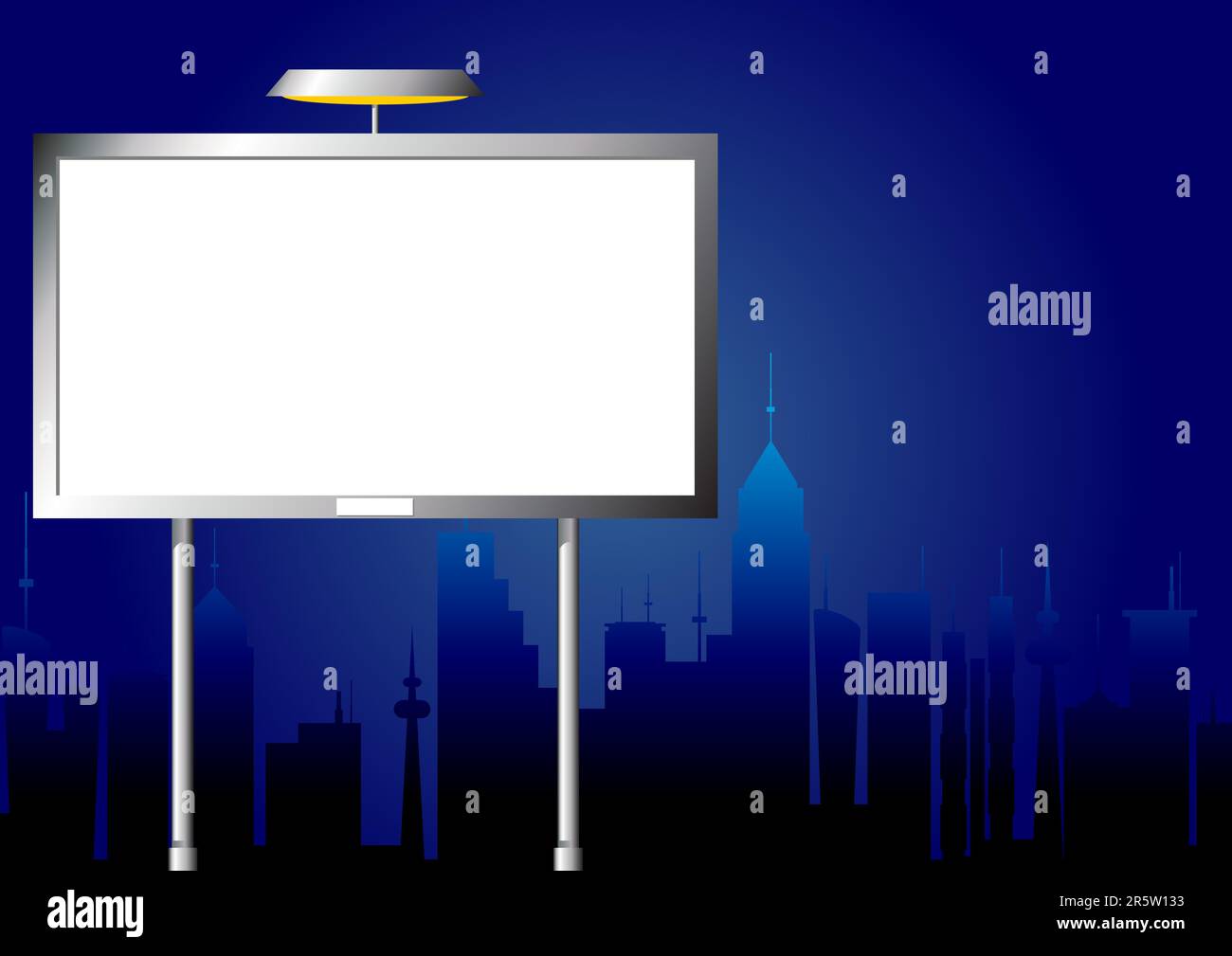 Billboard advertising urban Stock Vector Images - Alamy