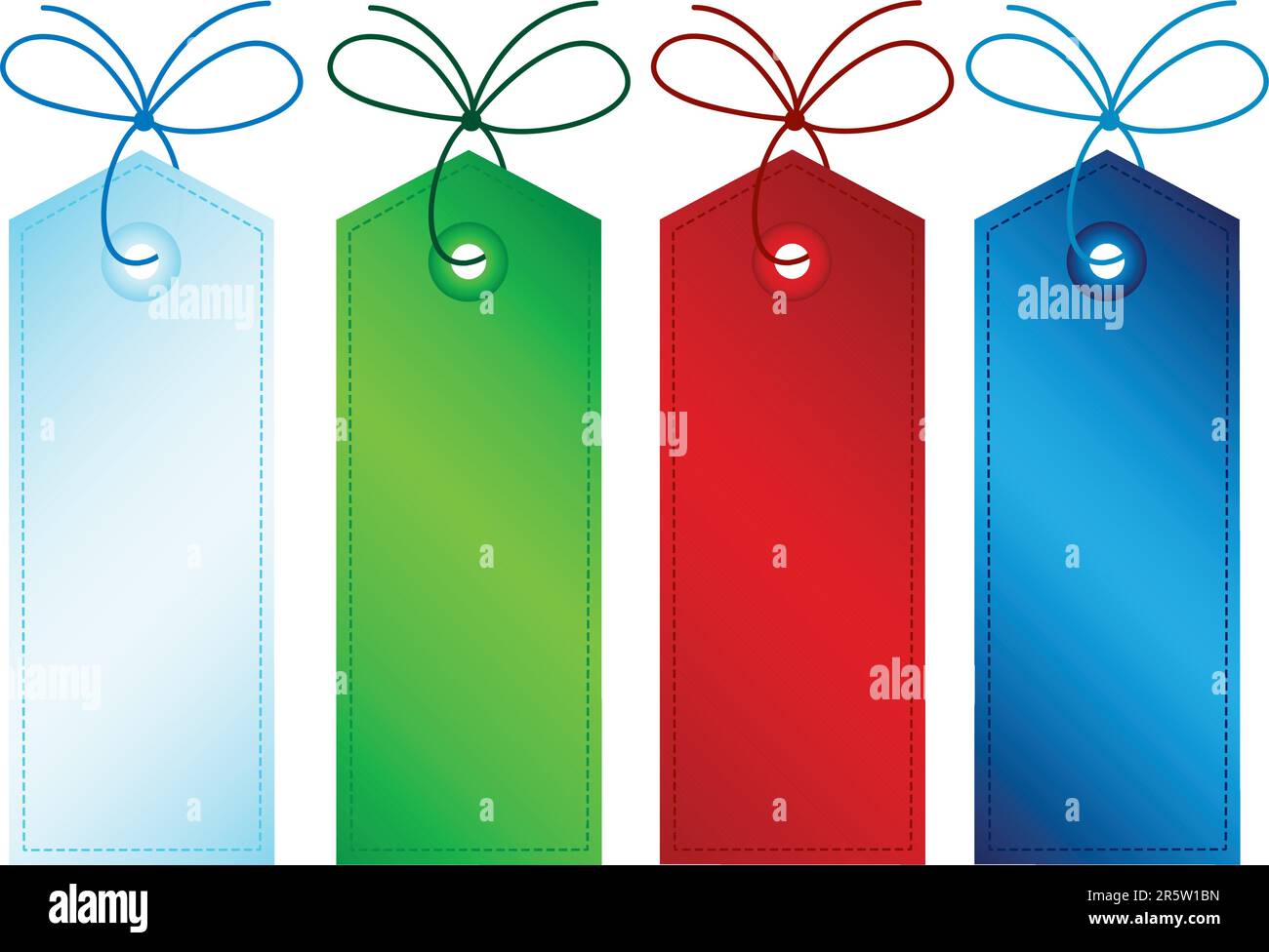 Different coloured gift tags Stock Vector Image & Art - Alamy