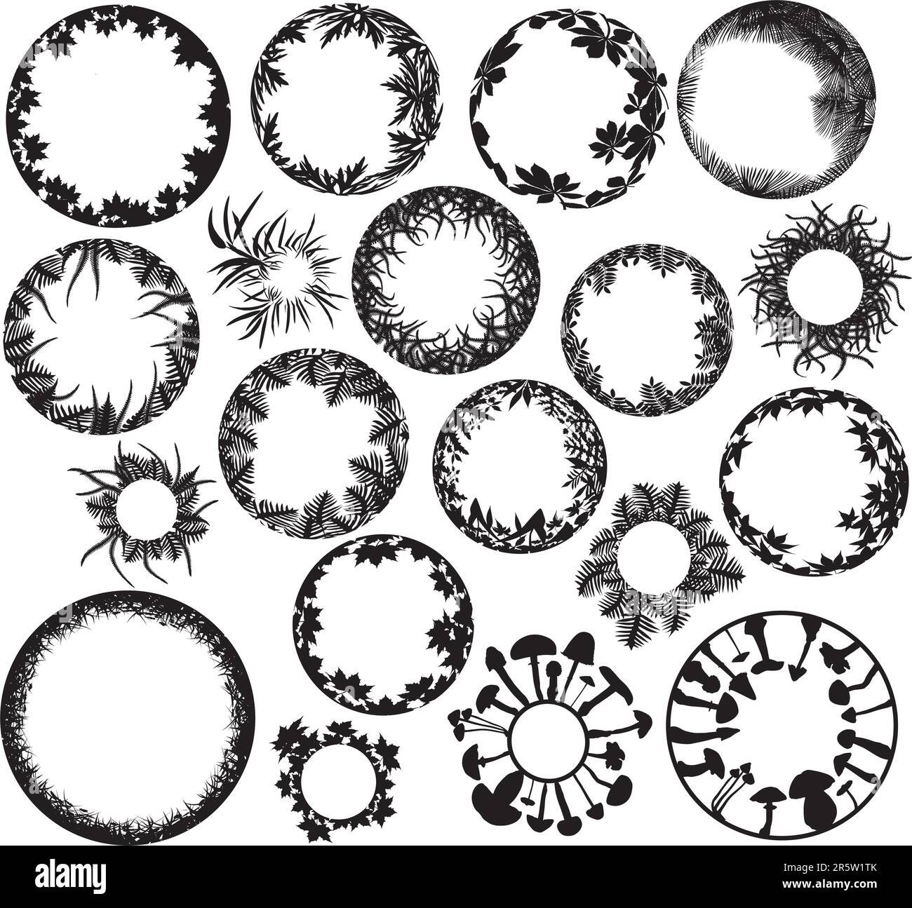 Plant fisheye Stock Vector Images - Alamy