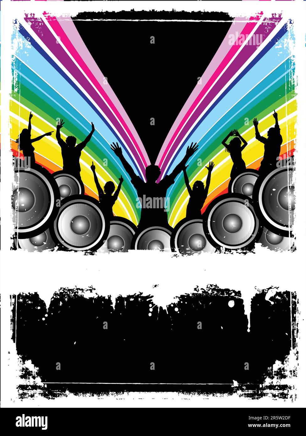 Grunge party people Stock Vector Image & Art - Alamy