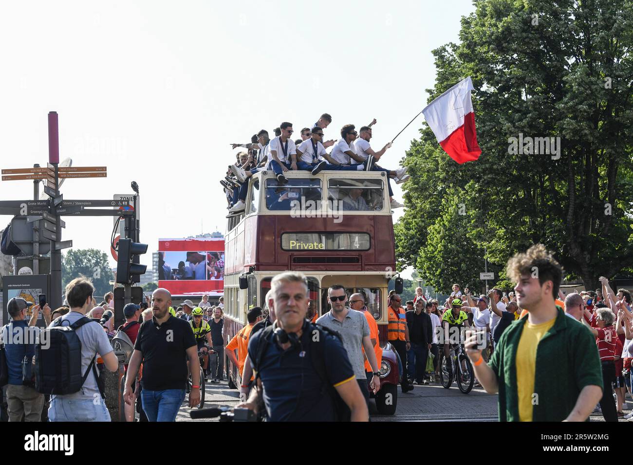 Antwerp, Belgium. 05th June, 2023. Illustration shows celebrations of ...