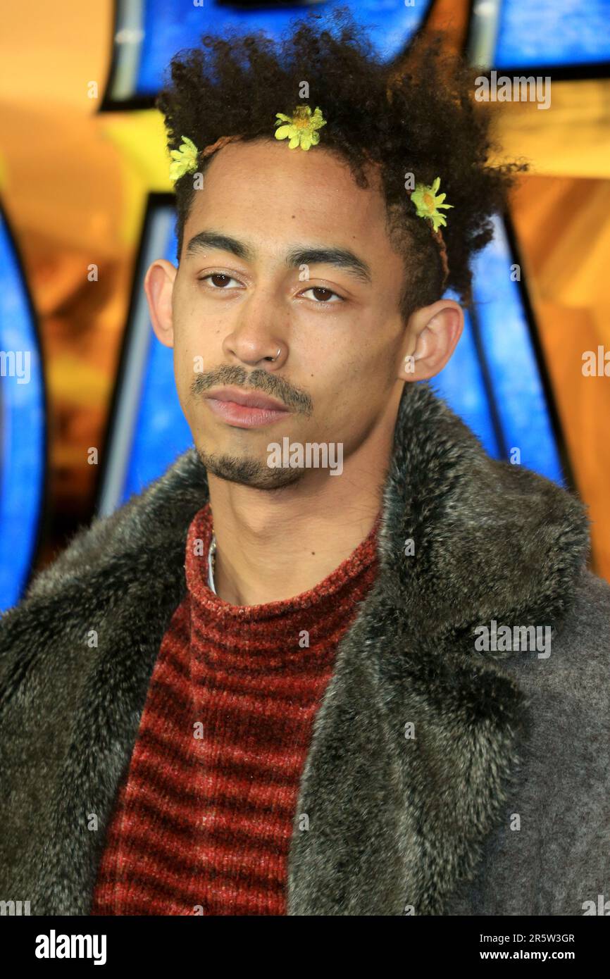 Jordan Stephens attends the European Premiere of 'Black Panther' at ...