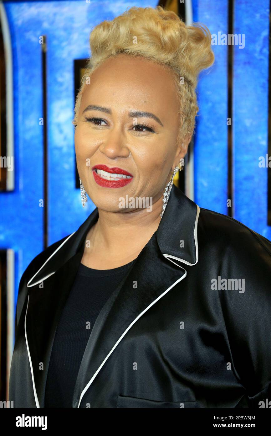 Emeli Sande attends the European Premiere of 'Black Panther' at Eventim ...