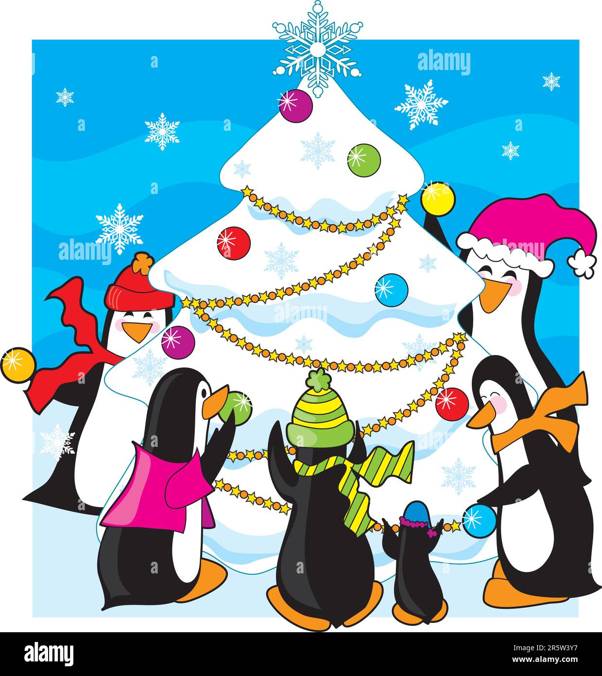 Juvenile penguins Stock Vector Images - Alamy
