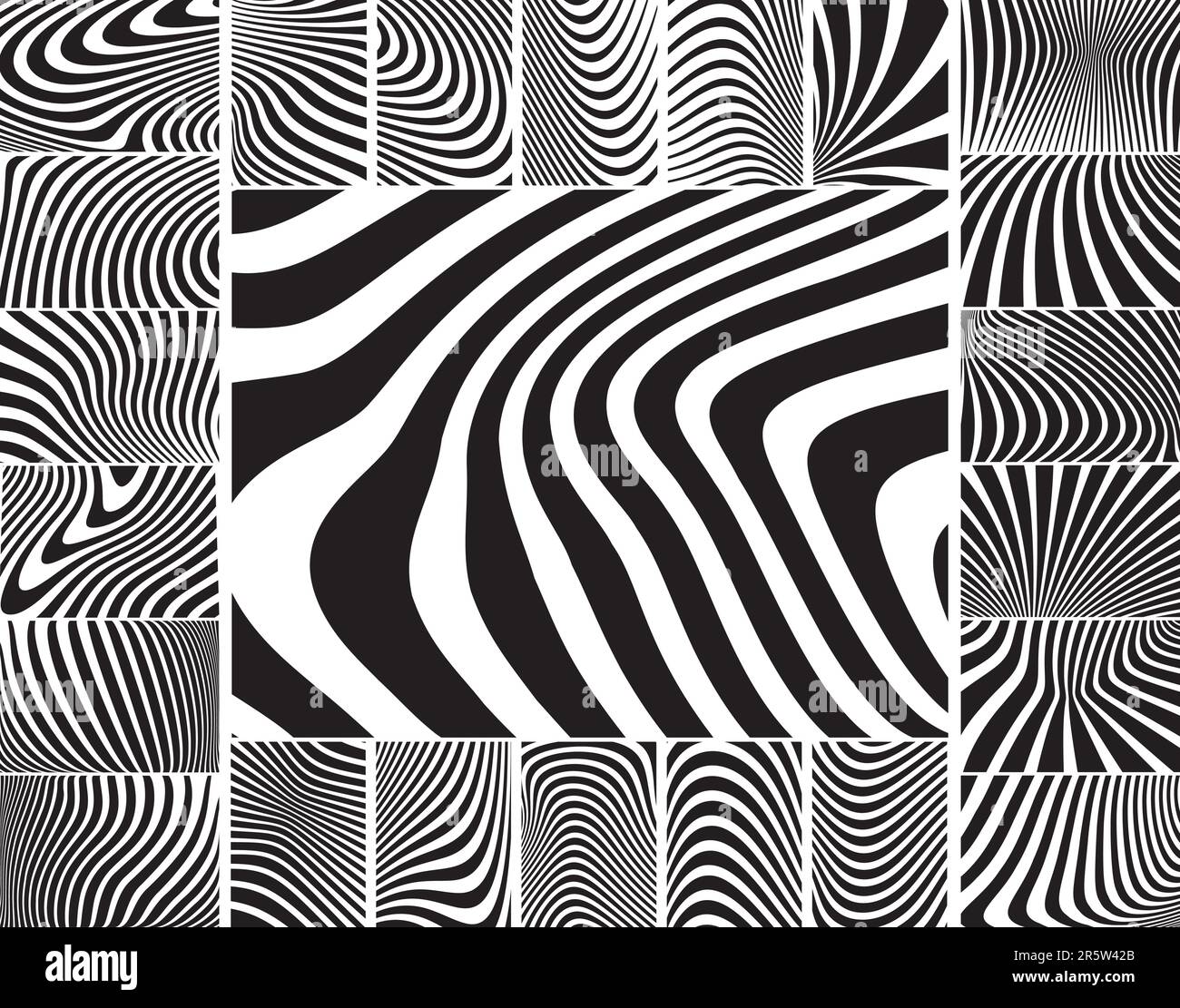 Zebra stripe patterns Stock Vector Images - Alamy