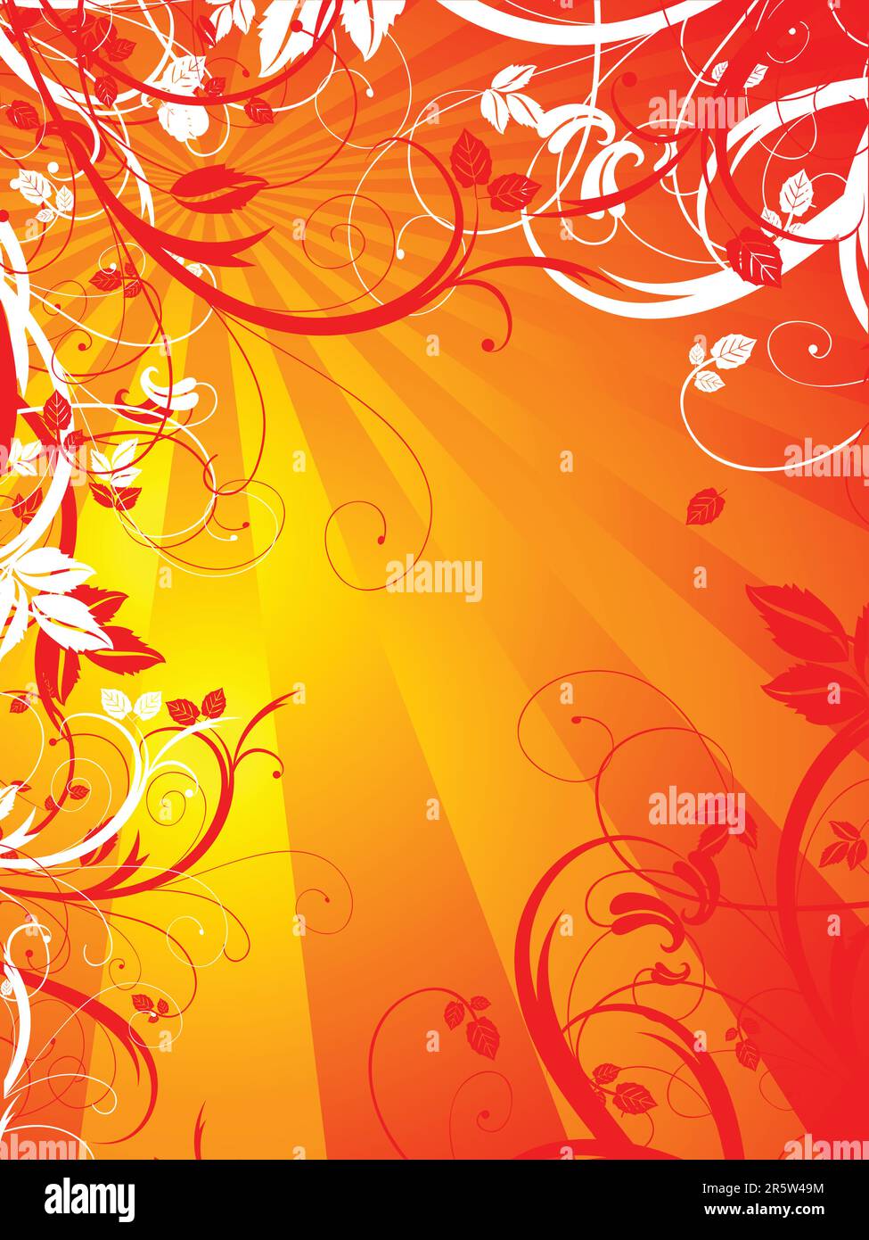 Abstract floral design Stock Vector Image & Art - Alamy