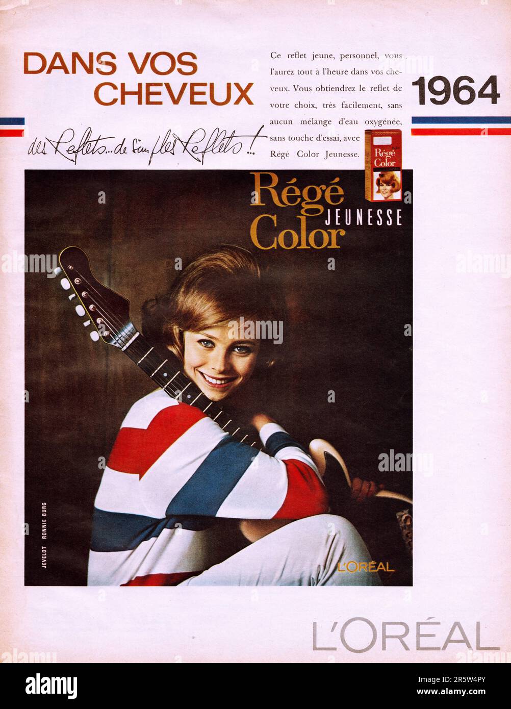 L"oreal cheveux publicite Dans Vos Cheveus Rege Color L'Oreal vintage ...