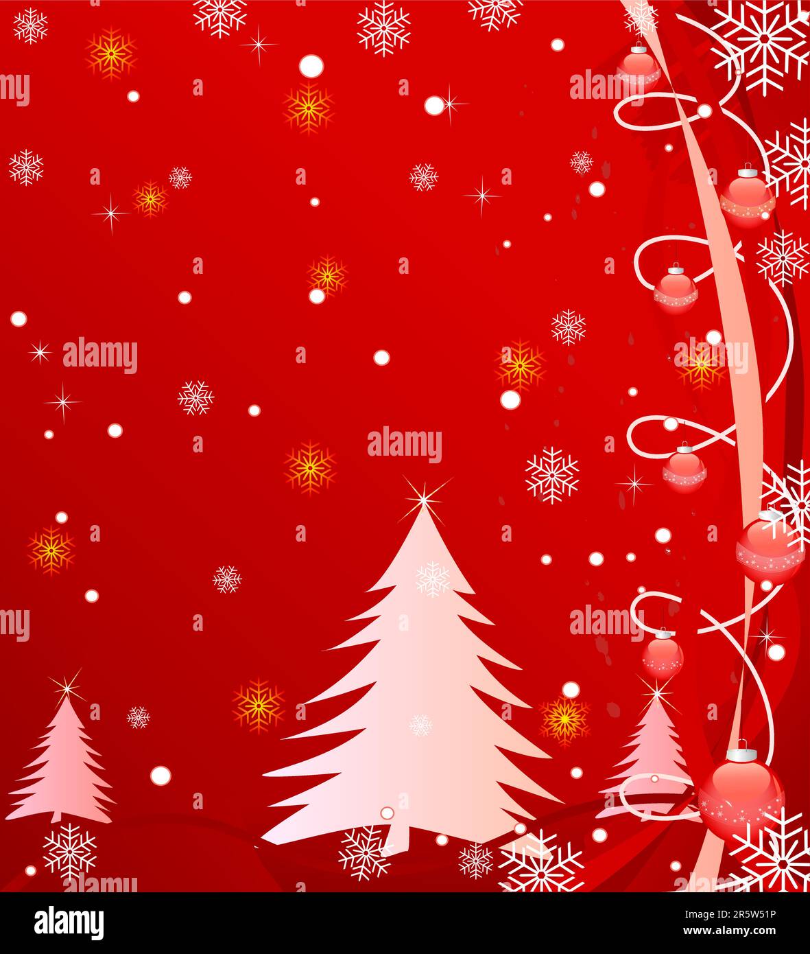 Abstract Christmas background - vector Stock Vector Image & Art - Alamy