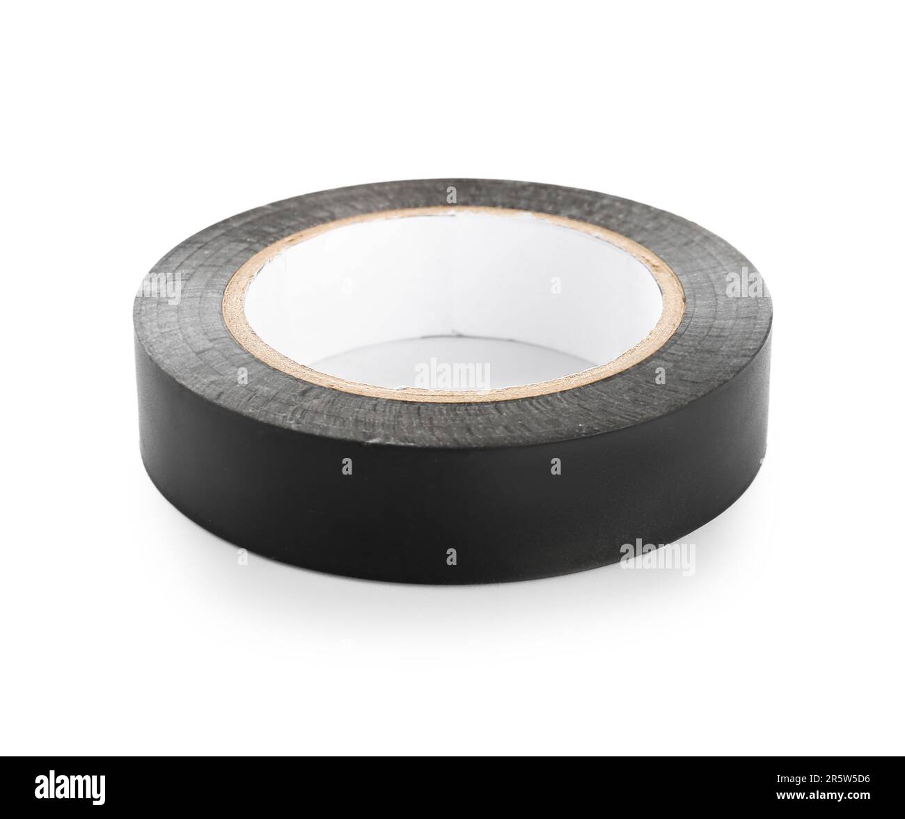 Adhesive tape roll on white background Stock Photo - Alamy