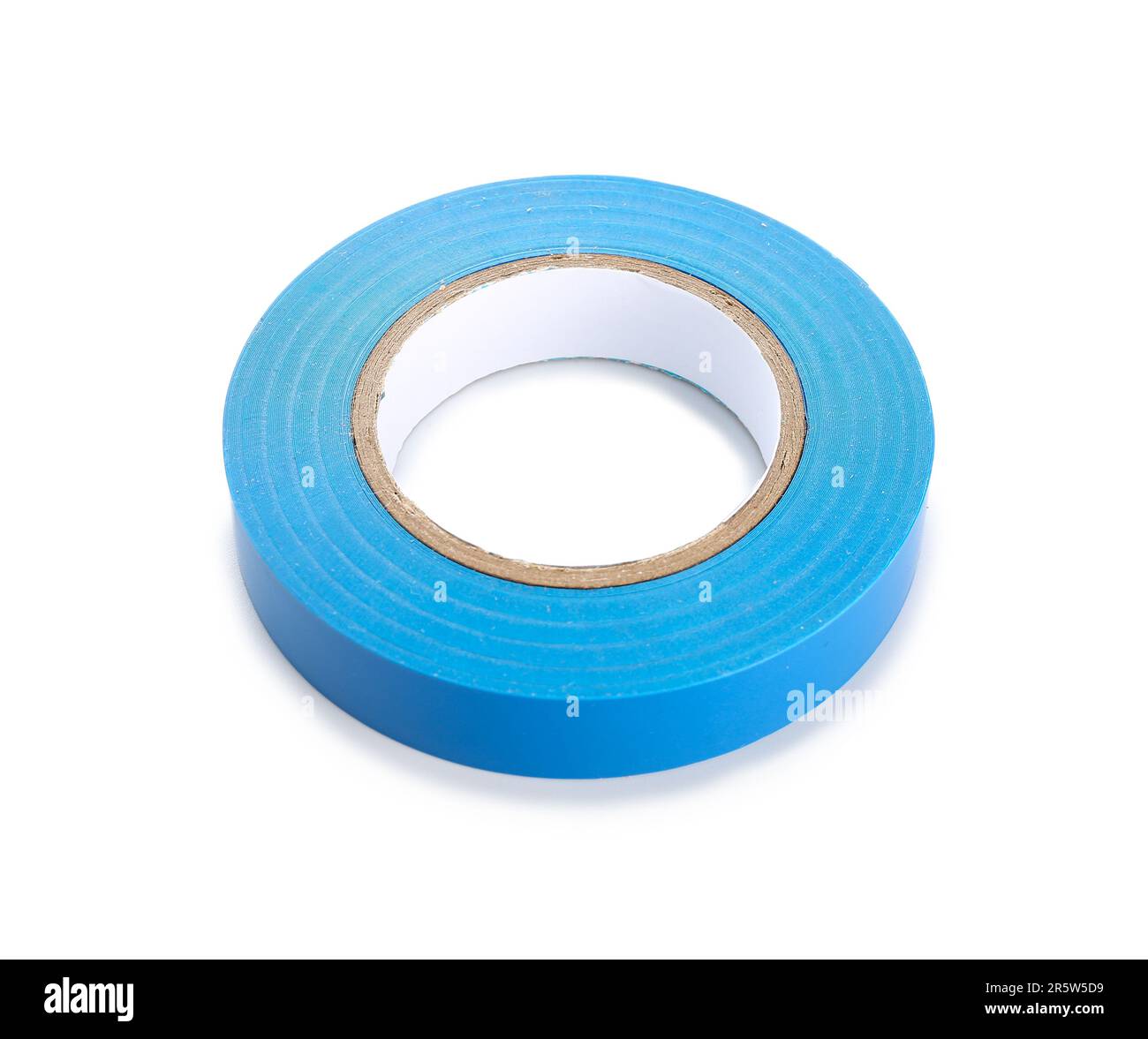 Adhesive tape roll on white background Stock Photo - Alamy