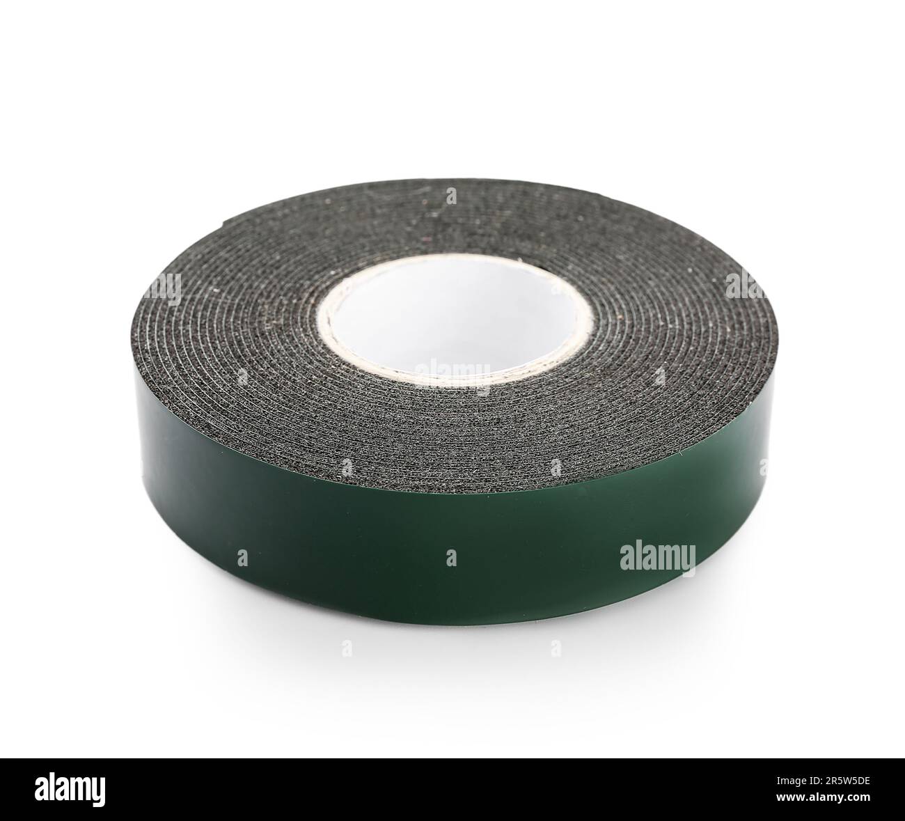Adhesive tape roll on white background Stock Photo - Alamy