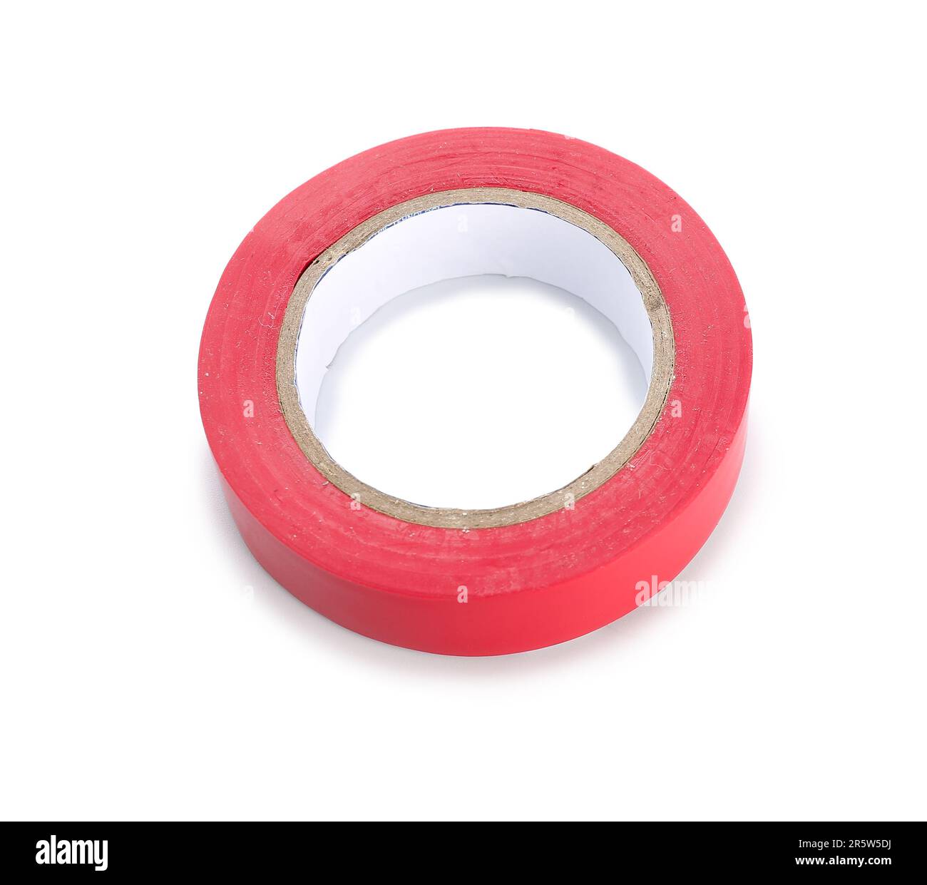 Adhesive tape roll on white background Stock Photo - Alamy