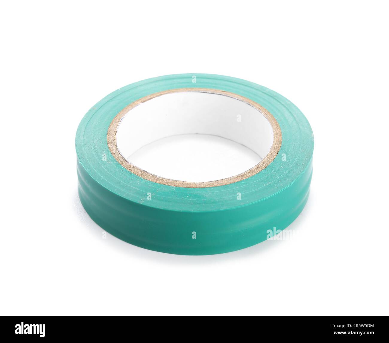 Adhesive tape roll on white background Stock Photo - Alamy