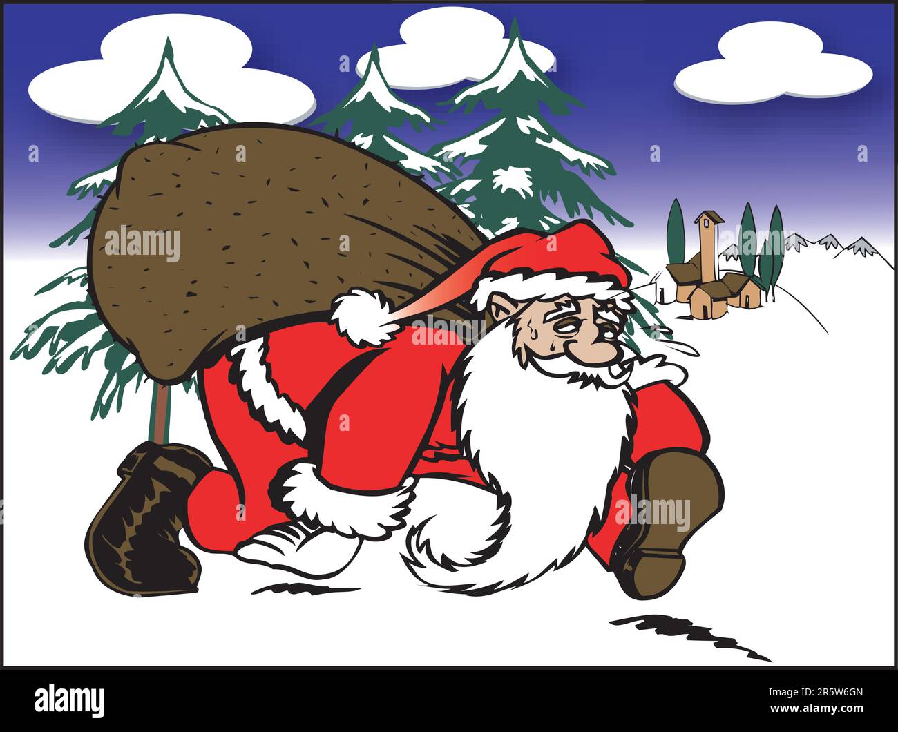 Illustration of Santa Claus Stock Vector Image & Art - Alamy