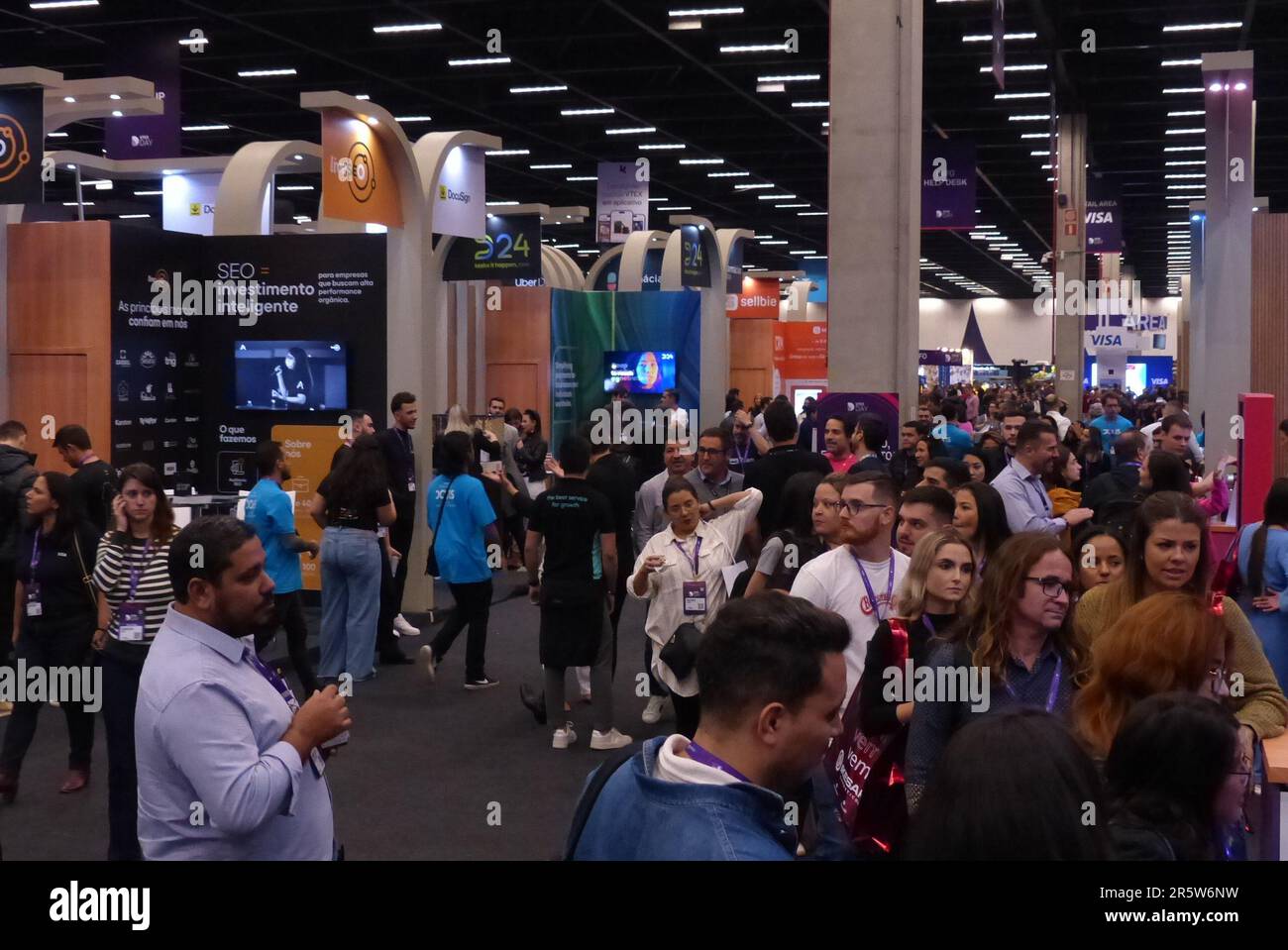 Sao Paulo, Brazil. June 5, 2023, Sao Paulo, Sao Paulo, Brasil: (INT) Vtex Day 2023 event. June 5 ...