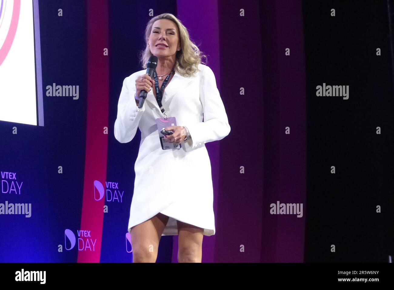 Sao Paulo, Brazil. June 5, 2023, Sao Paulo, Sao Paulo, Brasil: (INT) Vtex Day 2023 event. June 5 ...