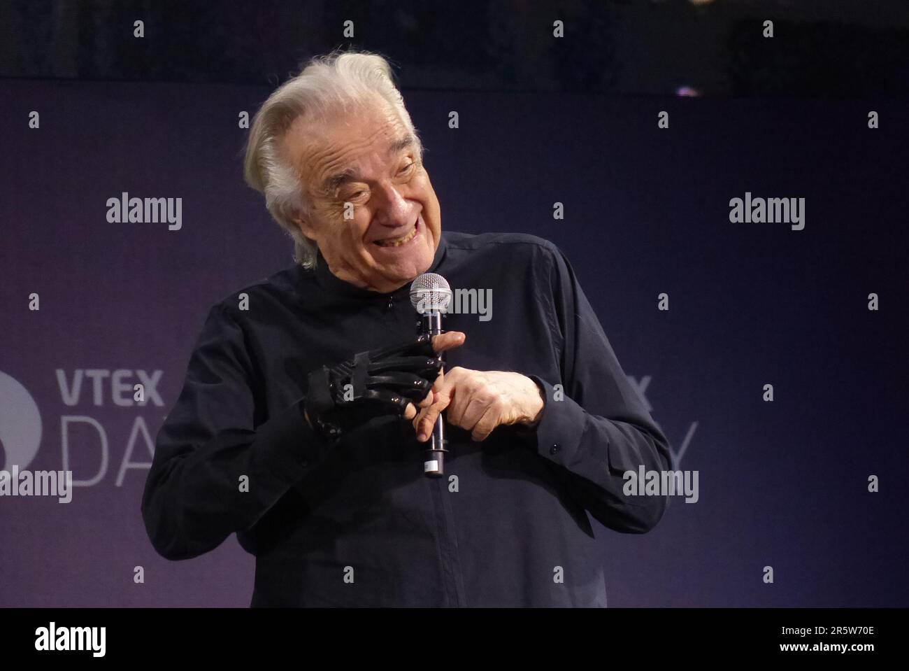 Sao Paulo, Brazil. June 5, 2023, Sao Paulo, Sao Paulo, Brasil: (INT) Vtex Day 2023 event. June 5 ...