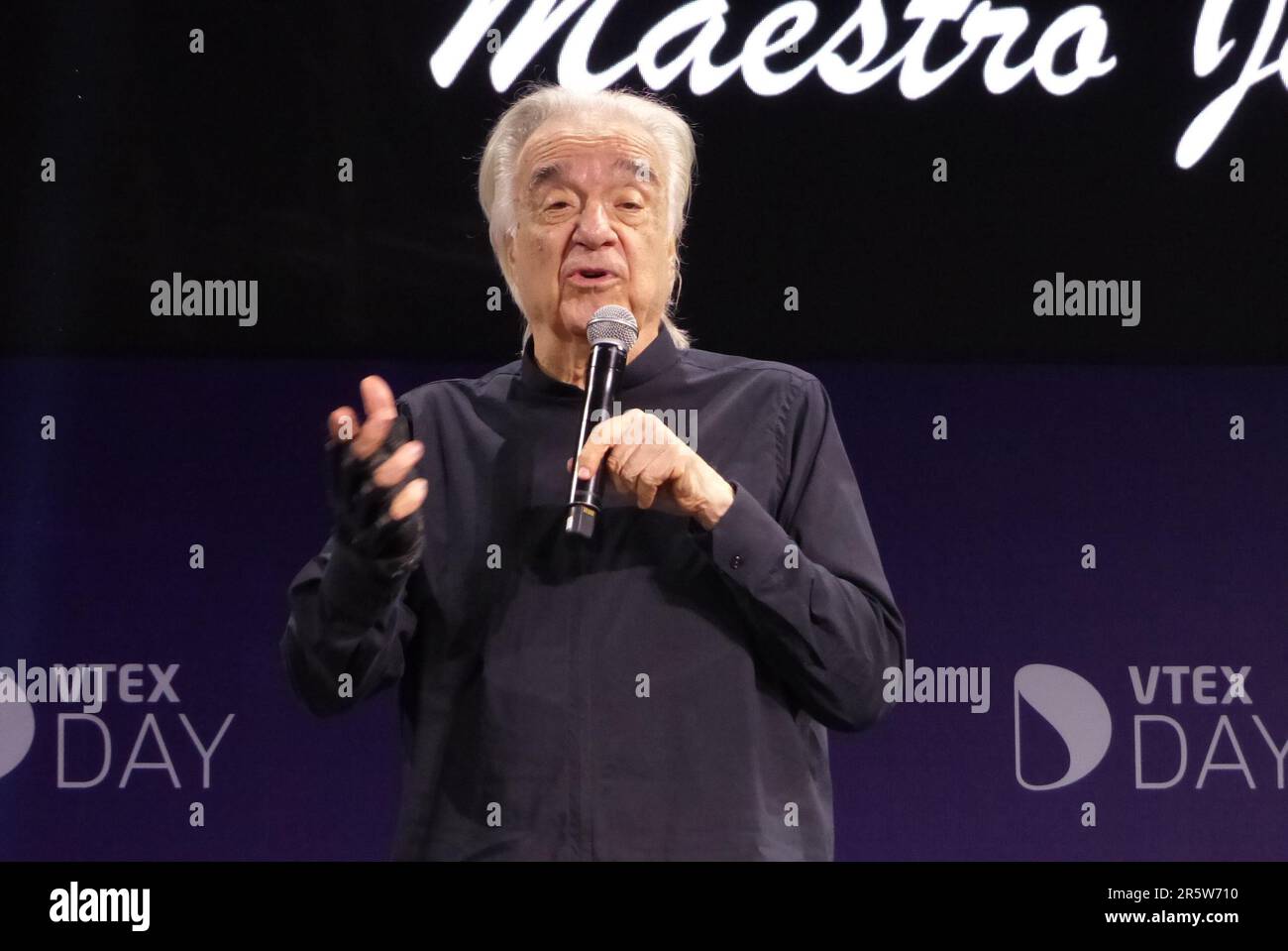 Sao Paulo, Brazil. June 5, 2023, Sao Paulo, Sao Paulo, Brasil: (INT) Vtex Day 2023 event. June 5 ...