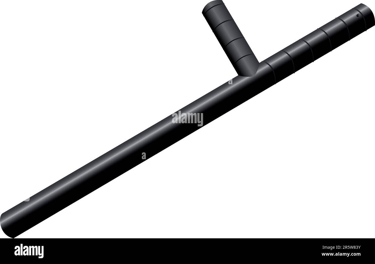 Stick of the policeman on a white background Stock Vector Image & Art ...