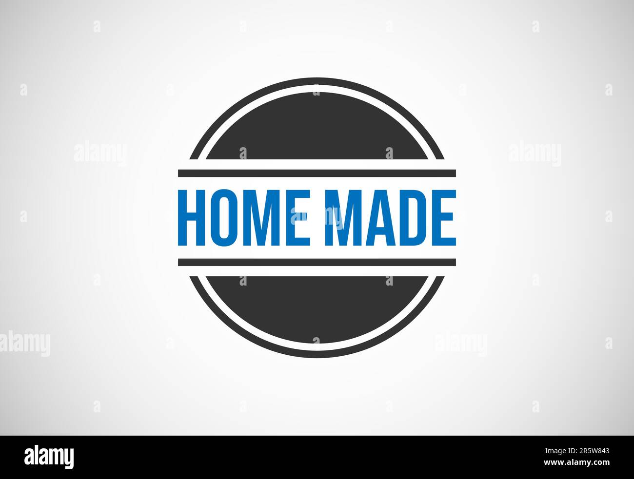 Homemade Product Label vector illustration. Element design for ...