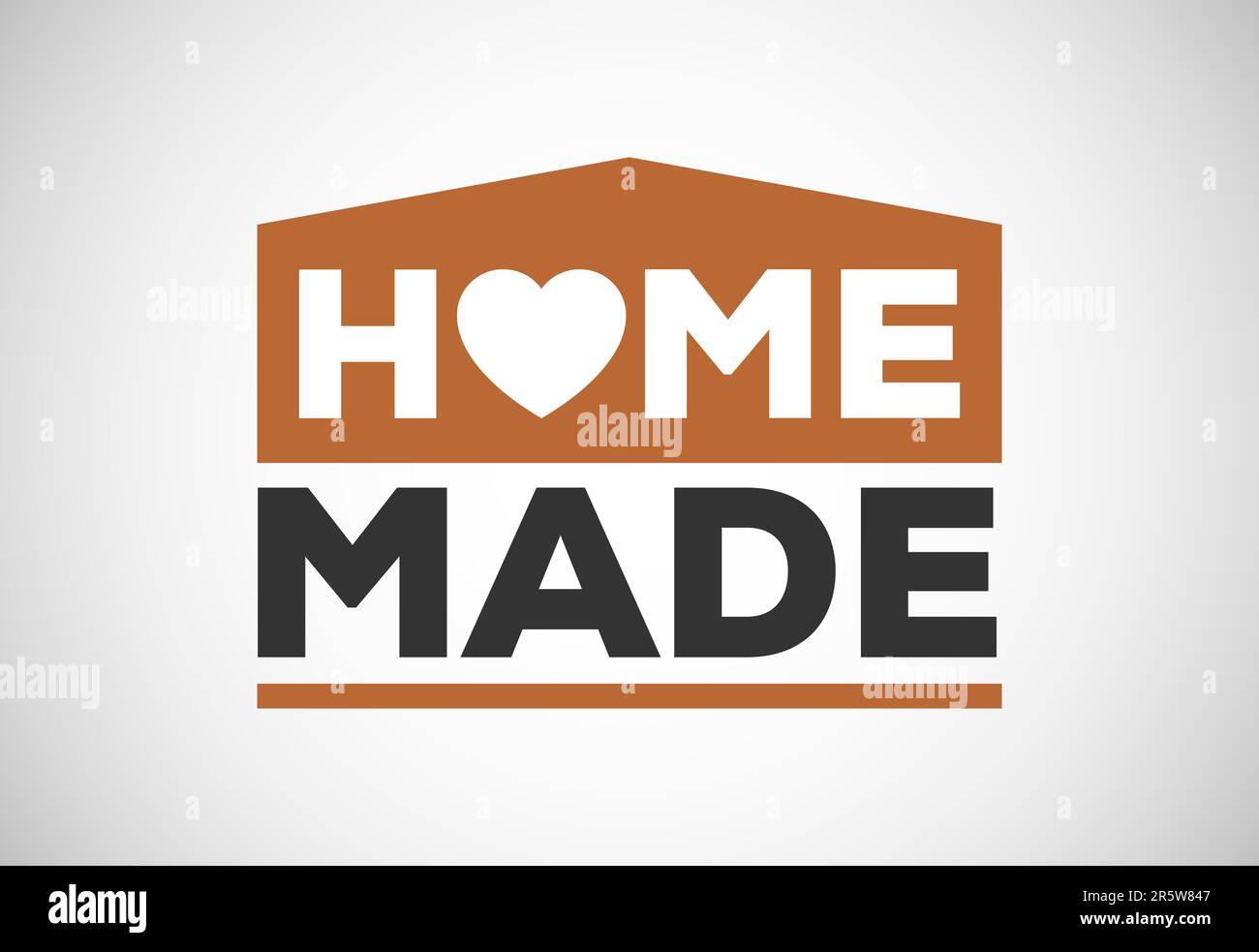 Homemade Product Label vector illustration. Element design for ...