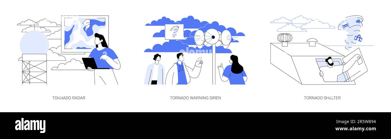 Tornado abstract concept vector illustrations Stock Vector Image & Art ...