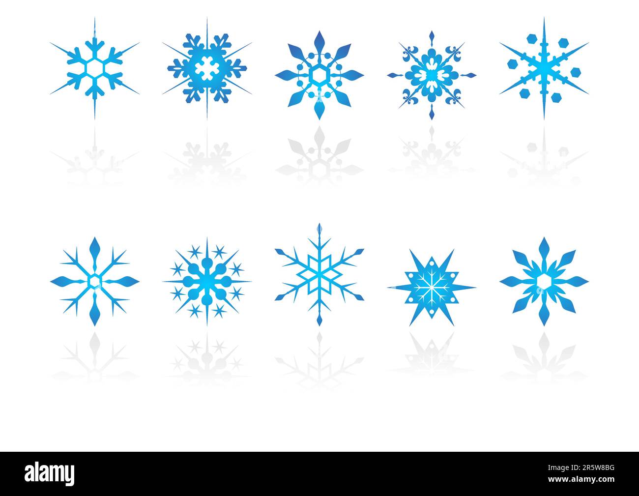 Ice crystals of hoarfrost Stock Vector Images - Alamy