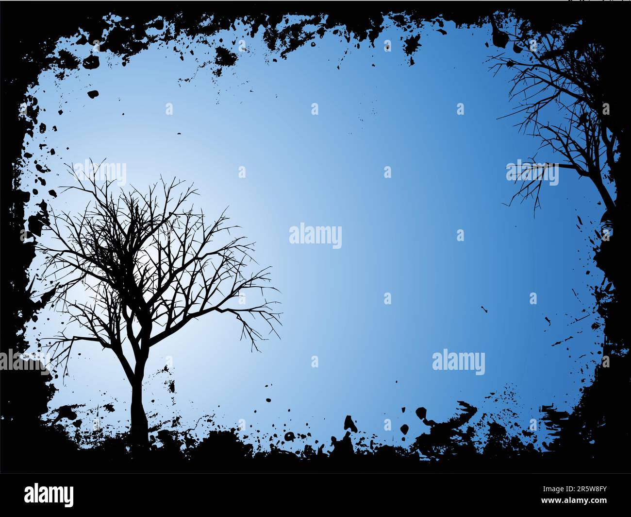Grunge tree background Stock Vector Image & Art - Alamy