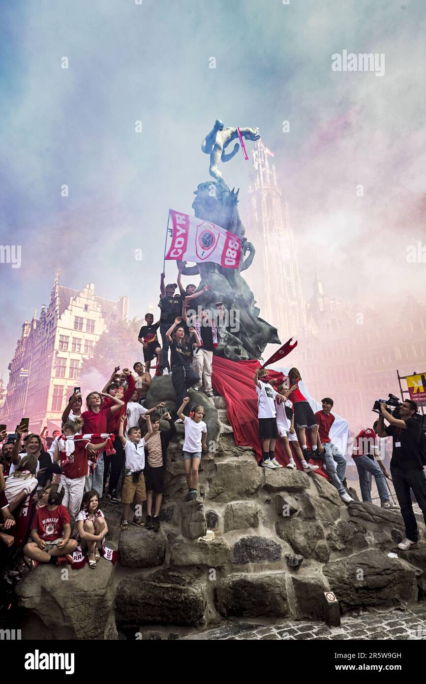 Antwerp, Belgium. 05th June, 2023. Illustration shows celebrations of ...